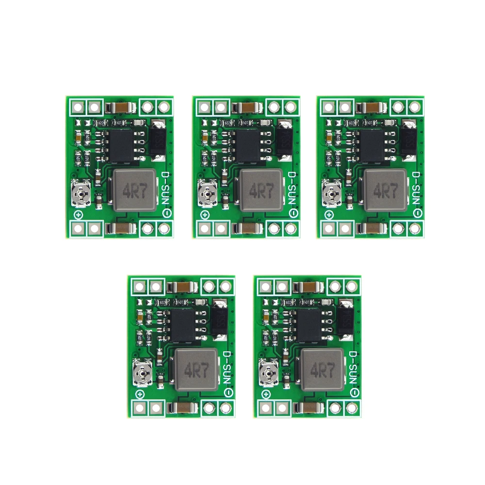 5pcs Ultra-small Size Dc-dc Step Down Power Supply Module 3a Adjustable ...