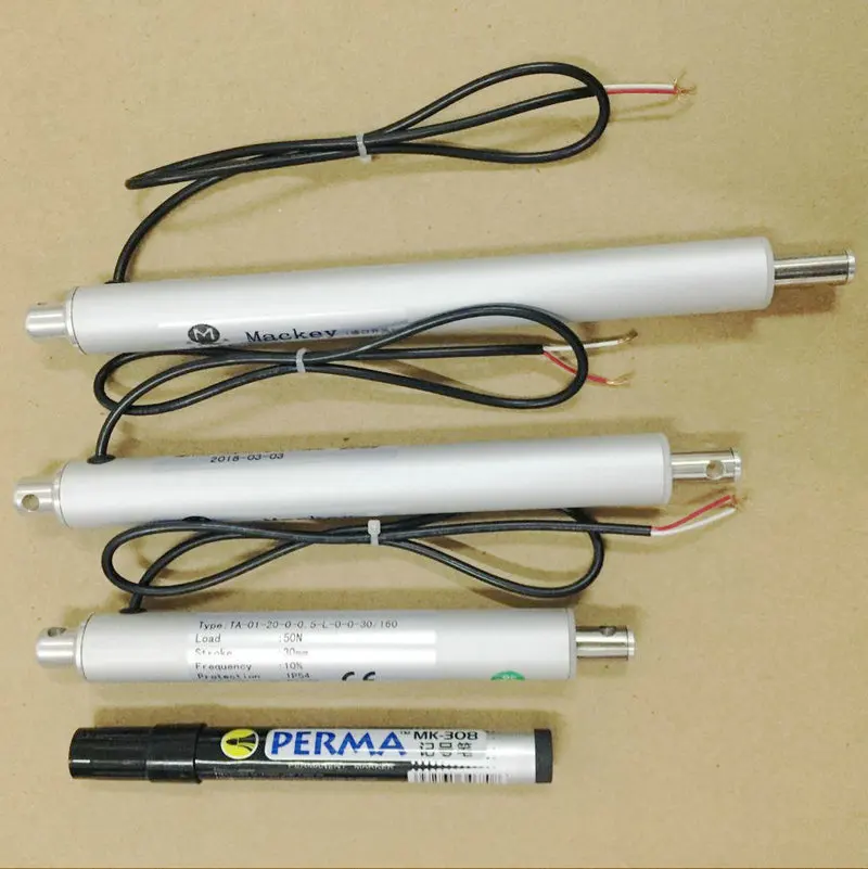 150N-Micro-DC-Linear-Actuator-12V-24V-Telescopic-Rod-50mm-100mm-150mm ...