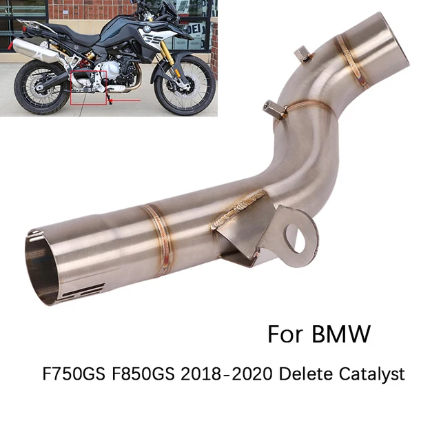 Delete Catalyst for BMW F750GS F850GS 2018-2020 Motorcycle Exhaust Pipe ...