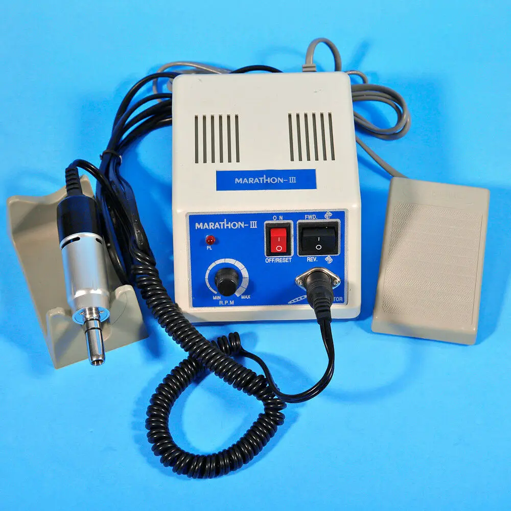 Dental-Lab-MARATHON-III-MICROMOTOR-Electric-35000-RPM-Handpiece-E-Type ...