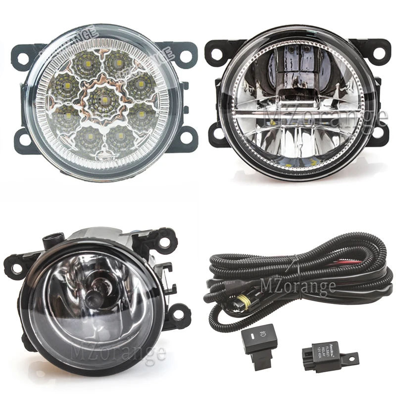 Fog Lights Led Headlight For Renault Megane 2/3 Duster Fluence Koleos ...
