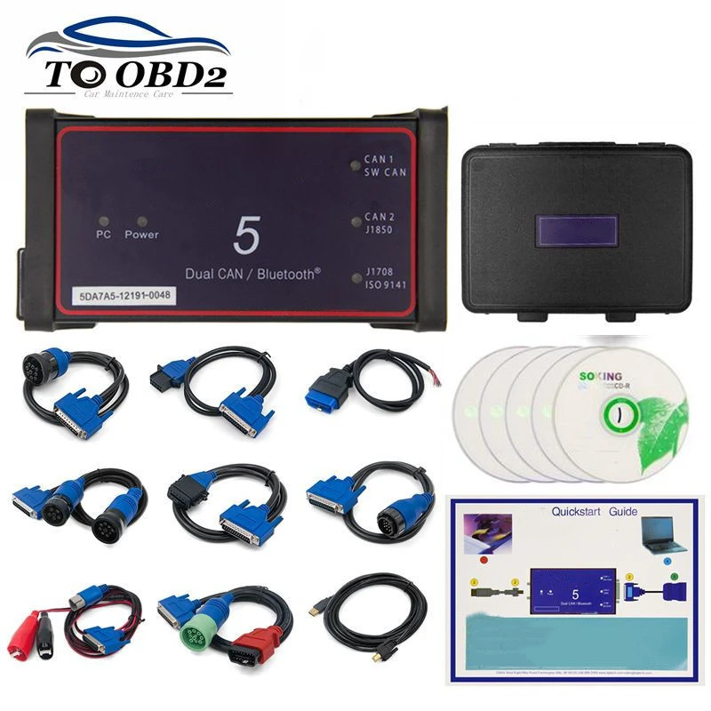 Usb/bt Dpa5 Dearborn Protocol Adapter 5 Heavy Duty Truck Scanner Cnh ...