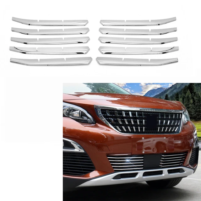 For Peugeot 5008 GT 2017-2020 Front Center Bottom Grille Grill Cover ...
