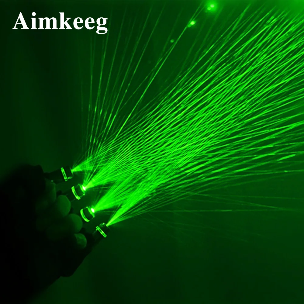 2020 Novelty Laser Gloves Projector LED Dance Stage Performance Gloves ...
