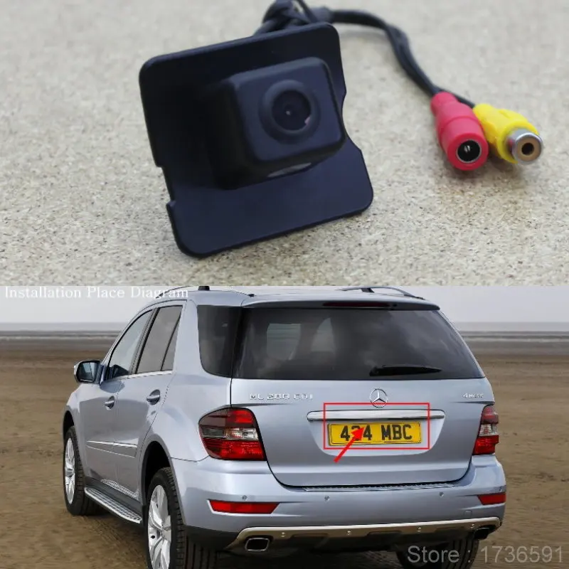 Car Rear View Camera For Mercedes Benz M Ml Gl R Class Mb W164 X164 ...