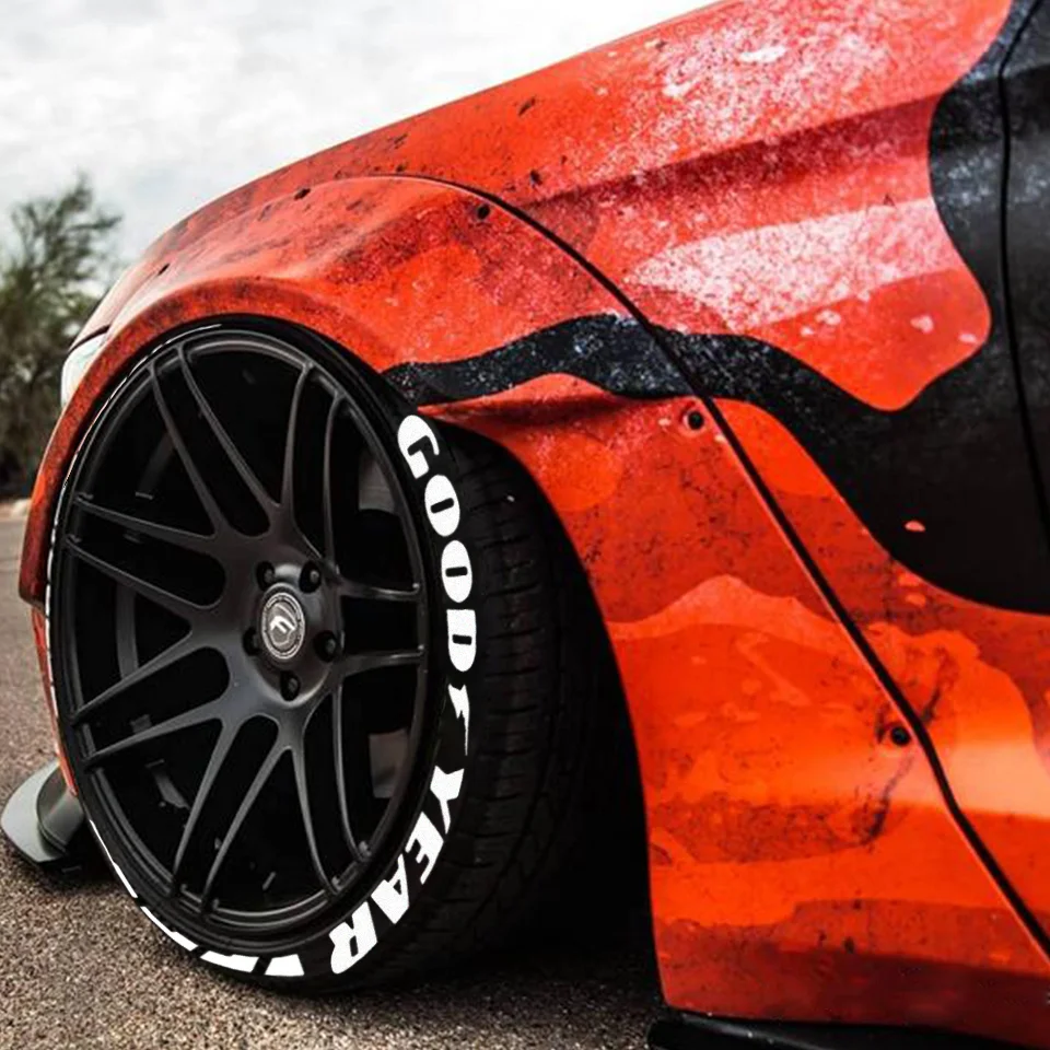 Tire-Letter-Stickers-Rubber-3D-Car-Motorcycle-Wheel-Stickers-Custom-Car ...
