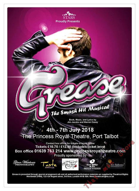 Grease Broadway Poster