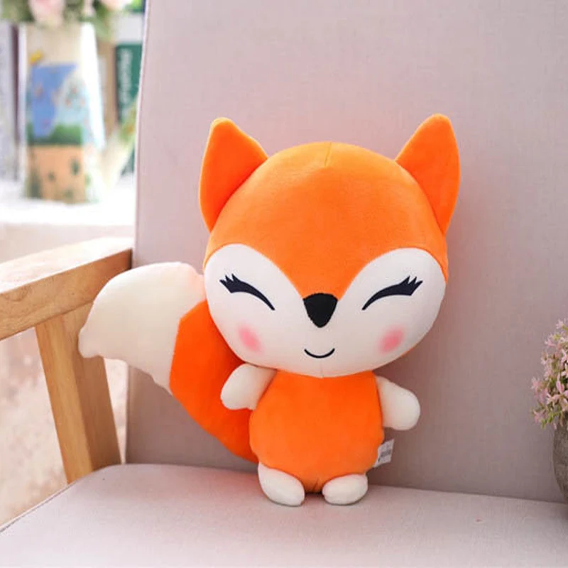 Fox Doll Stuffed Toys Plush Animals Soft Kids Baby Toys for Girls ...