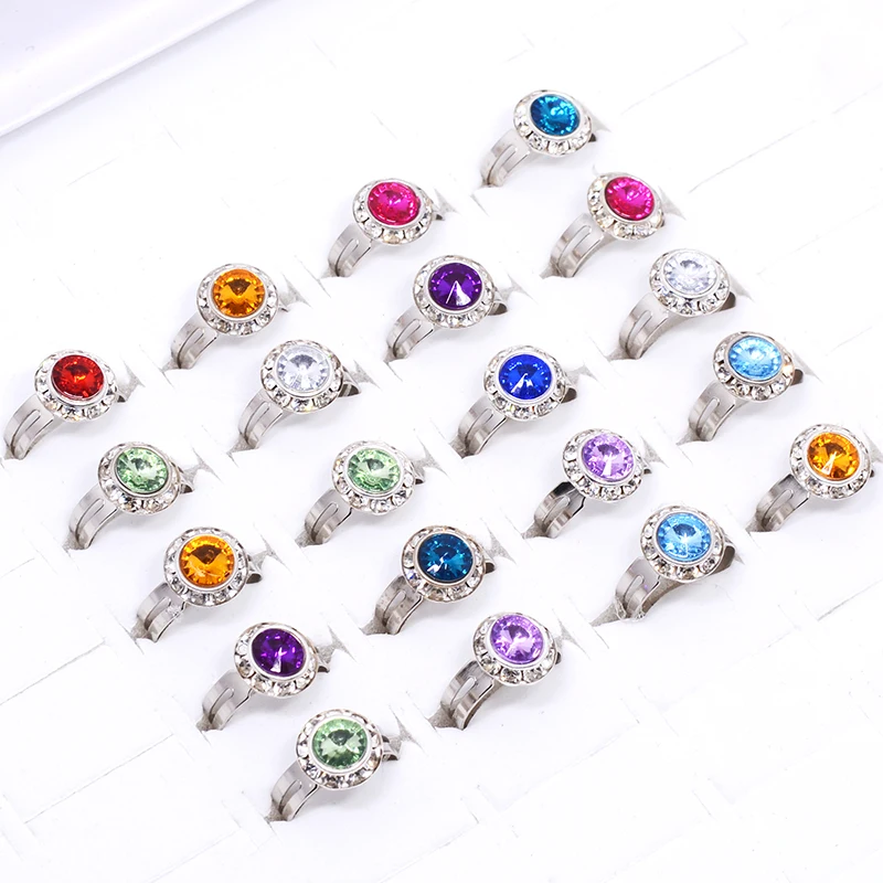 20Pcs-Mixed-Cute-Shining-Round-Crystal-Rhinestone-Gold-Silver-Color ...