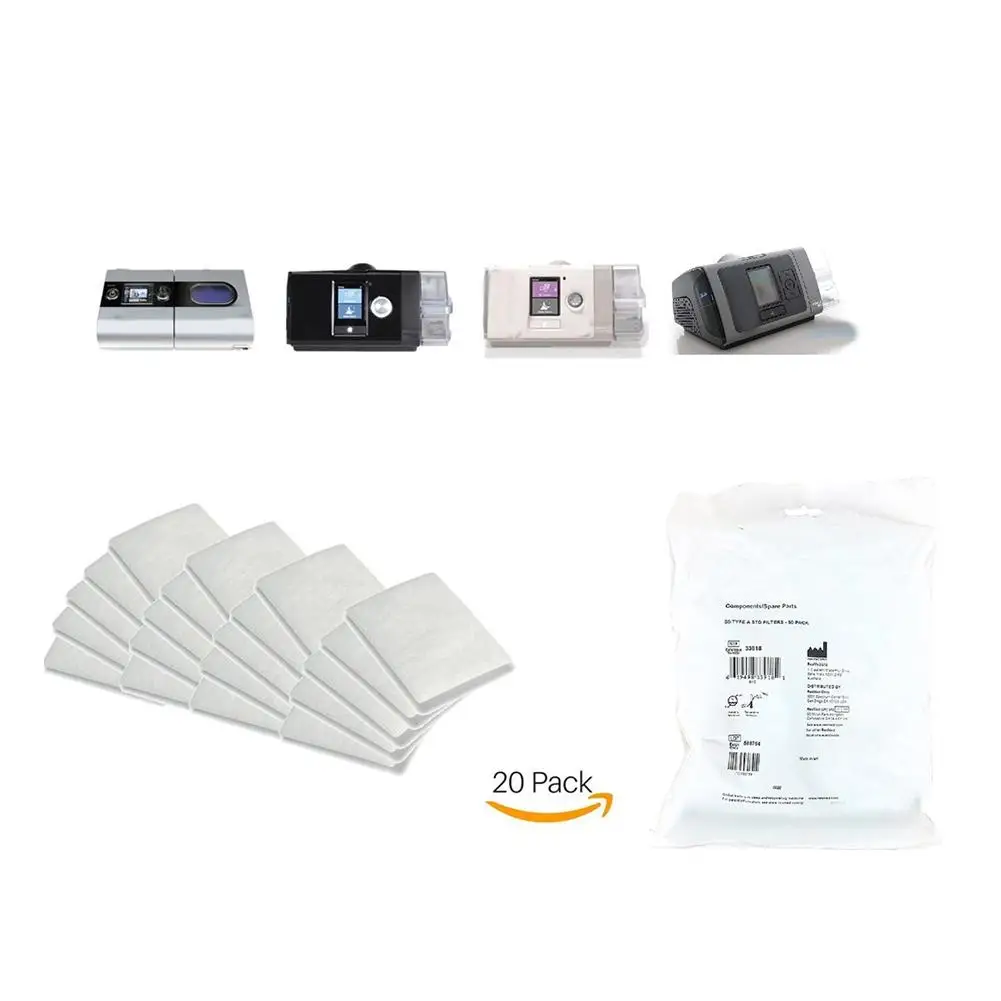 20Pcs Universal Disposable Replacement Cotton Air Filters for ResMed S9 ...