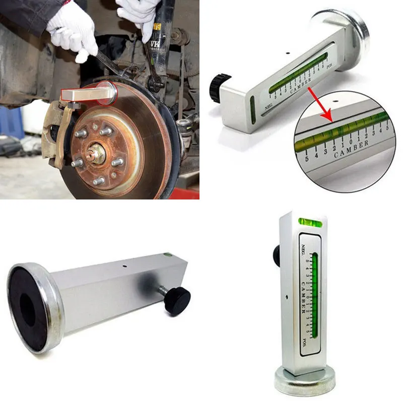 1pc Adjustable Magnetic Wheel Alignment Level Magnetic Level Gauge ...