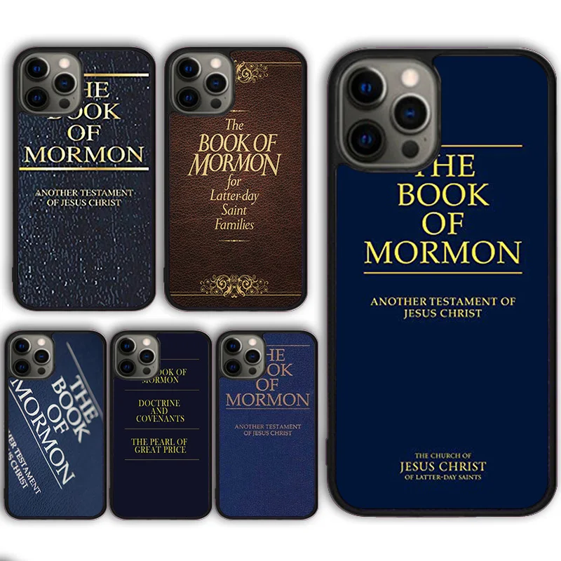 The Book Of Mormon Jesus Christ Bible Phone Case For Iphone 13 14 11 12 ...