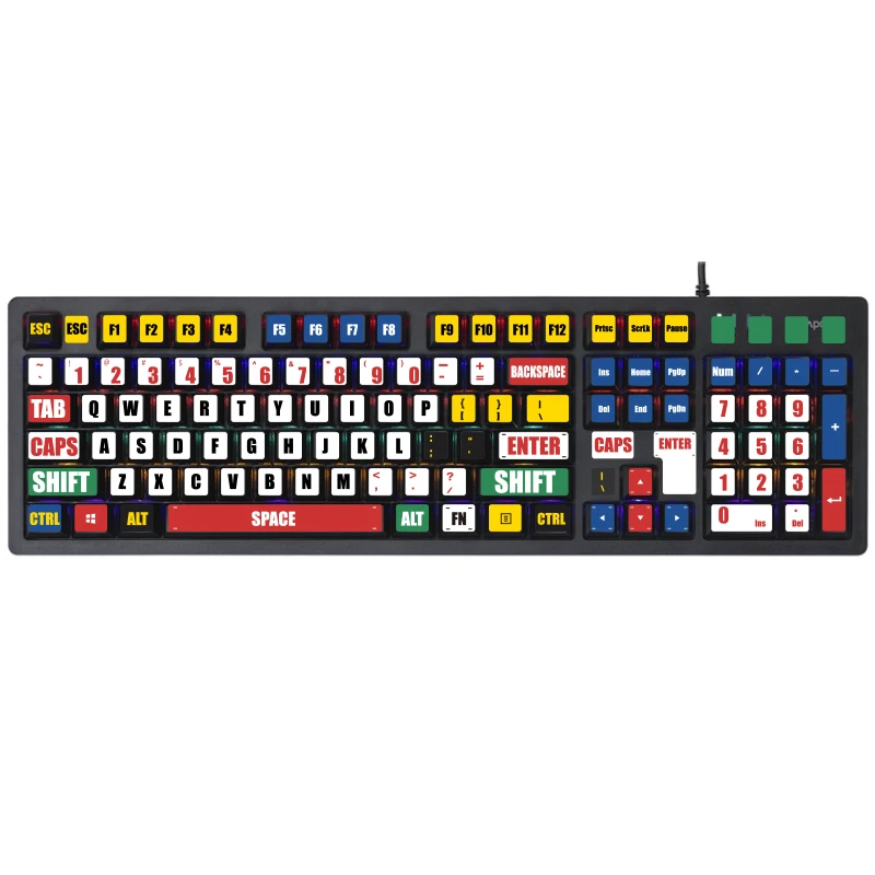 Creative Cute Pattern Desktop Keyboard Keycap Stickers For Computer ...