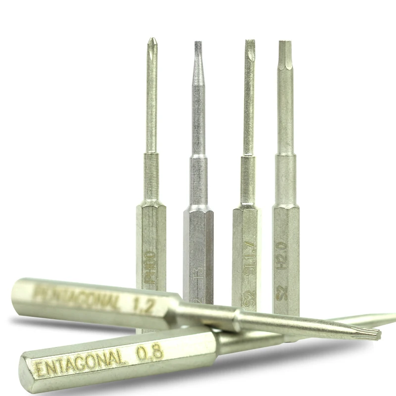 LAOA 2pcs 4mm S2 Hex Shape Precise Screwdriver Bit Precision ...