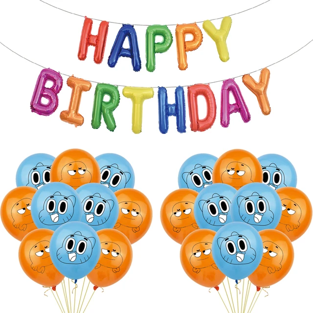 Happy Birthday Balloons Cartoon