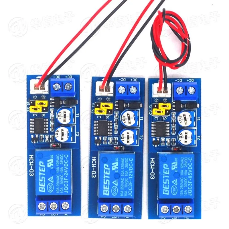 DC 5V 12V 24V Infinite Cycle Delay Timing Time Relay Timer Control ON ...