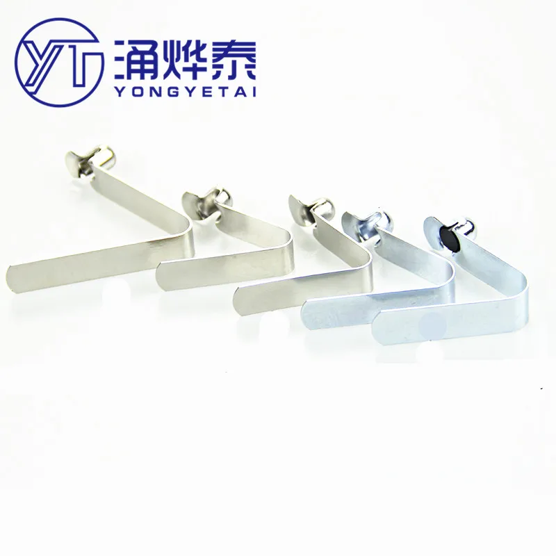 YYT-10PCS-V-shaped-spring-buckle-7-8MM-spring-sheet-single-and-double ...