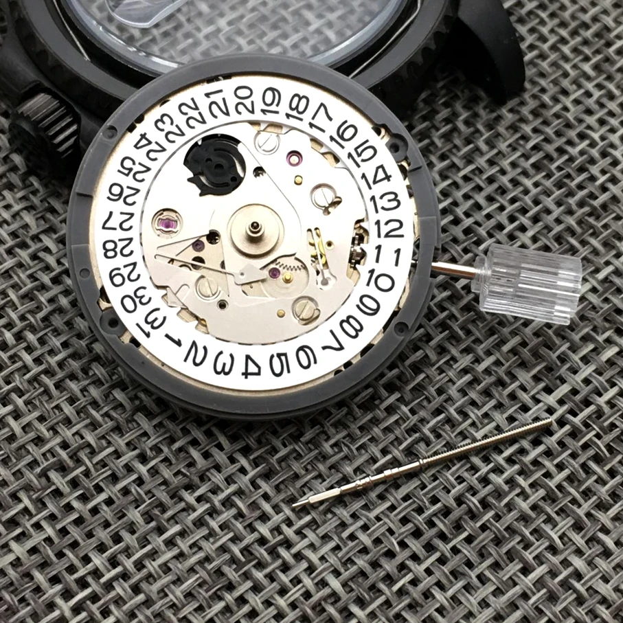 Replacement Mechanical Watch Nh35a Watch Movement White Date High ...
