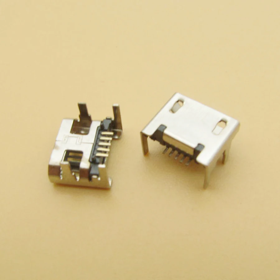 100PCS-Micro-USB-Connectors-5-pin-Jack-Micro-usb-4-feet-5-Pins-konektor ...
