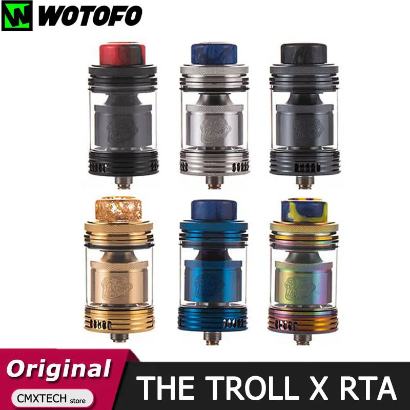 Original-Wotofo-The-Troll-X-RTA-Tank-Vape-3ml-4-4ml-Electronic ...