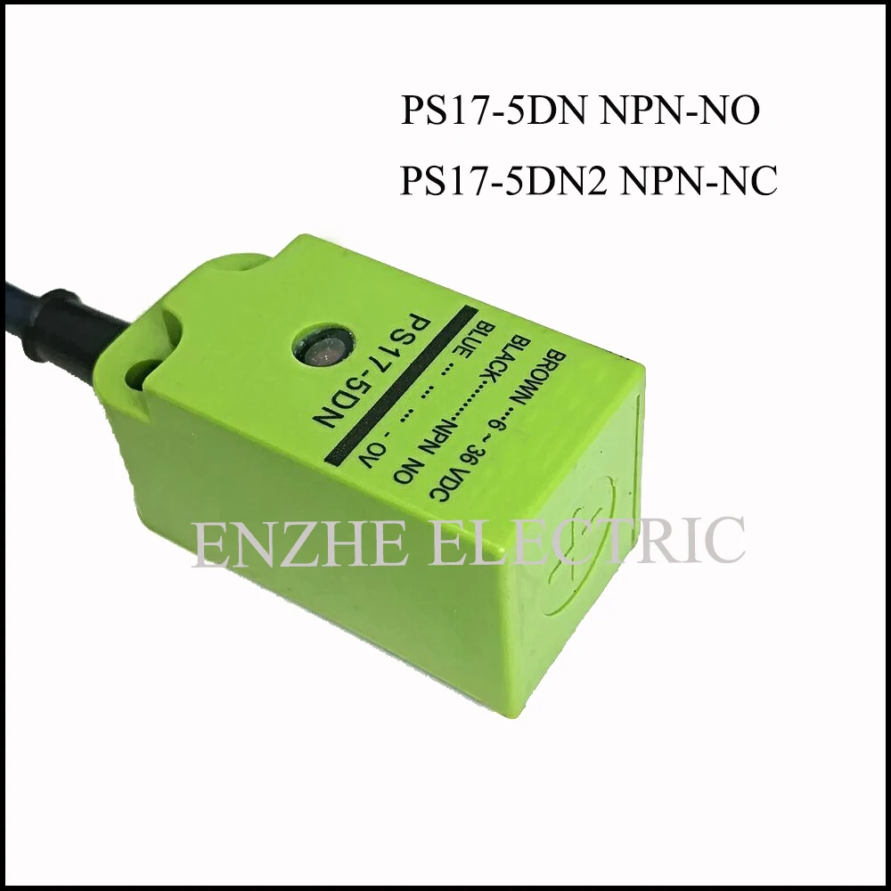 일반 cormer 열 접근 스위치 센서 PS17 5DN NPN/PS17 5DN2/NC 비 스크린 실드 DC 유형 세트 거리 0 ...
