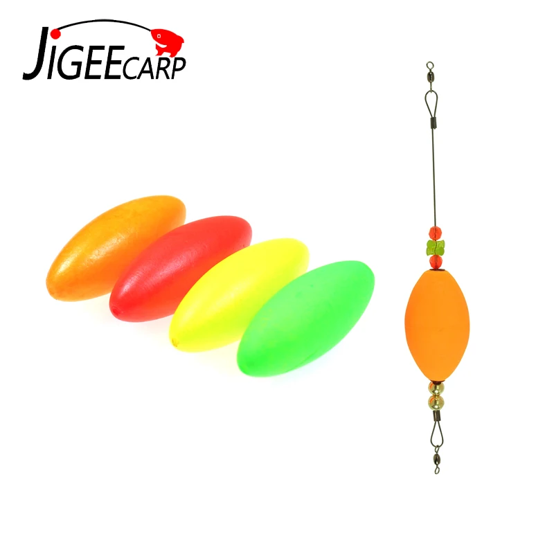 JIGEECARP 10pcs Catfish fishing Rig Float Buoyancy Inline Bobber Float ...
