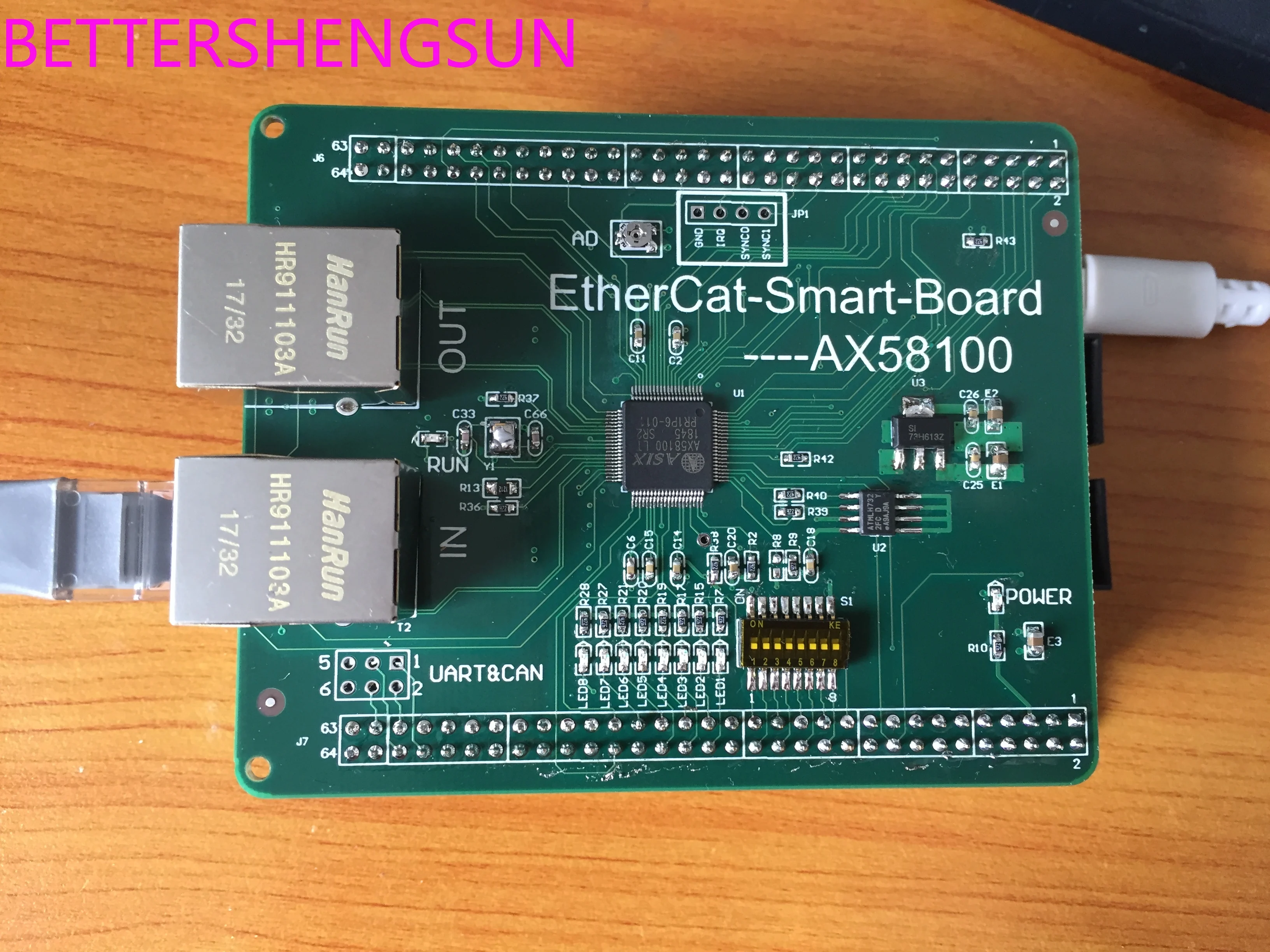 В EtherCat-AX58100 макетная плата заменяет ET1100. Решение STM32, DSP, ZYNQ - купить недорого в ...