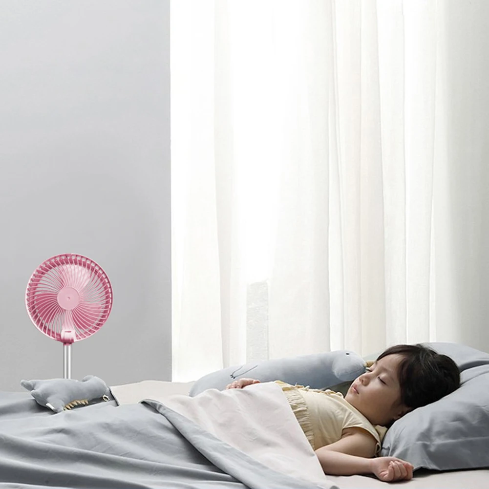 Other DIY & Tools - Folding Telescopic Floor Fan Summer Mute Silent ...
