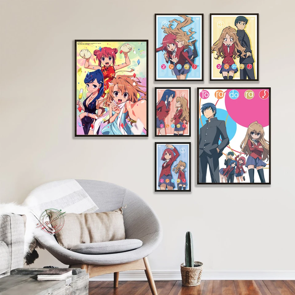 Toradora Anime Posters and Prints Modern Pictures Wall Art - One piece ...