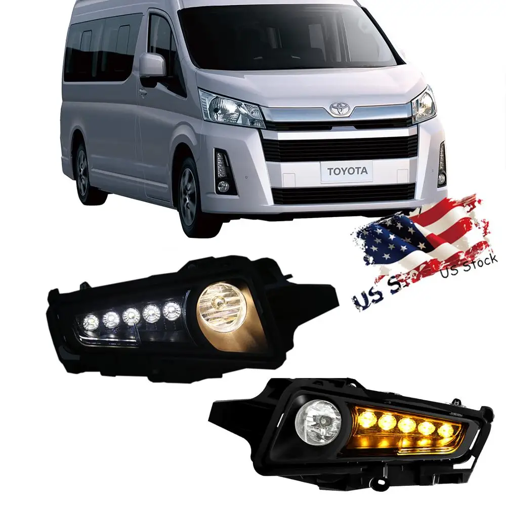 M&c For Toyota Hiace Commuter Gl H300 2019 2020 Car Front Bumper Fog ...