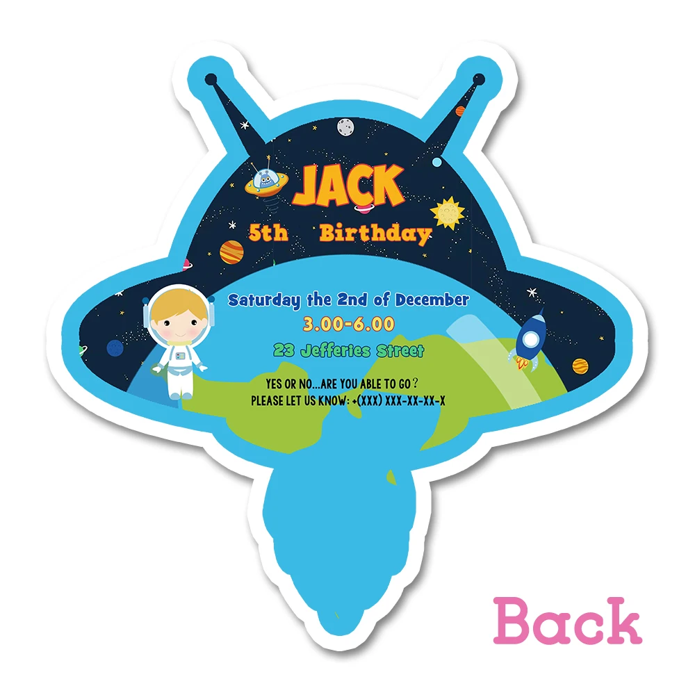 Astronaut Invitations