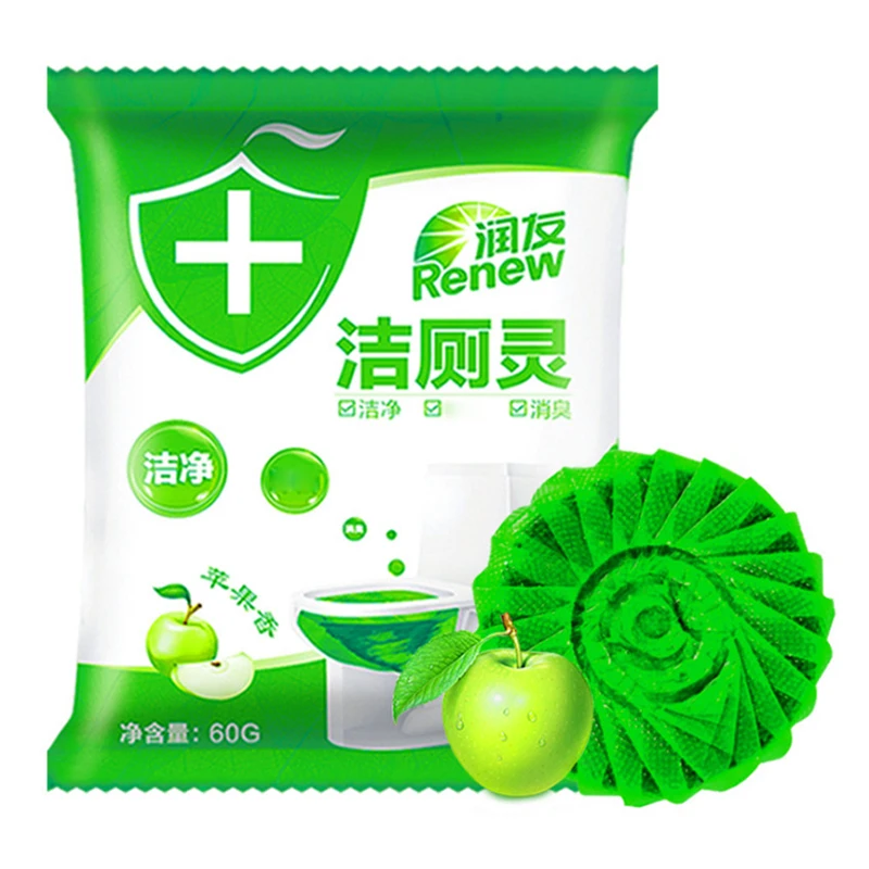 Fragrance Apple Fragrance Toilet Cleaner Toilet Green Bubble купить в ...