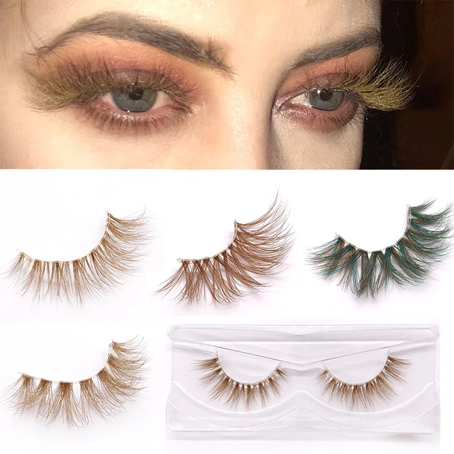 Thick False Eyelashes Before And After
