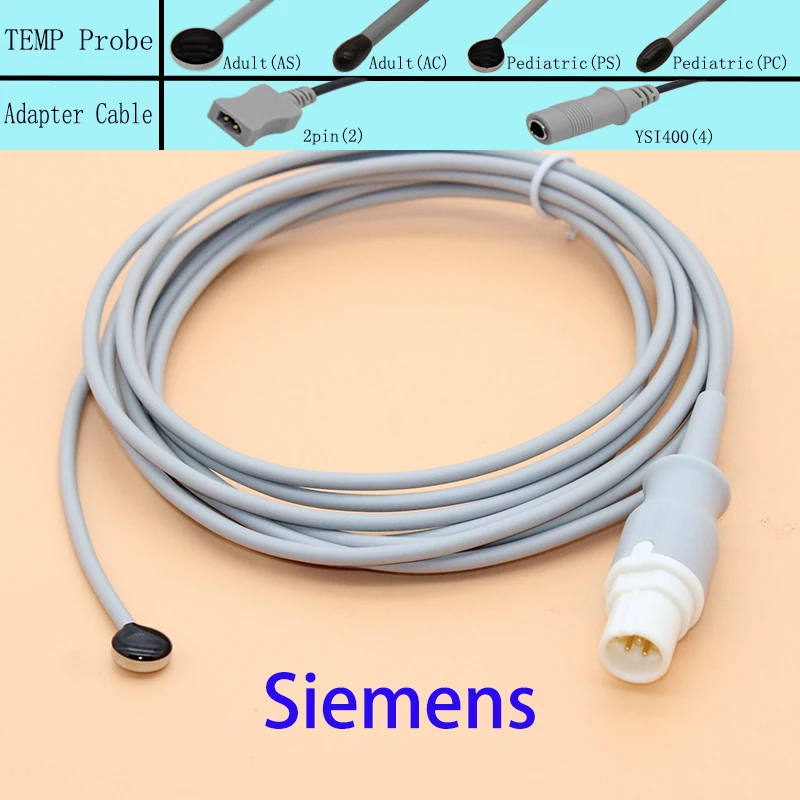 Reusable-medical-temperature-probe-for-Siemens-adult-pediatric-skin ...