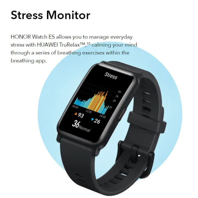 Honor Watch ES Smart Watch 1.64 ''AMOLED Heart Rate Blood Oxygen SpO2 ...