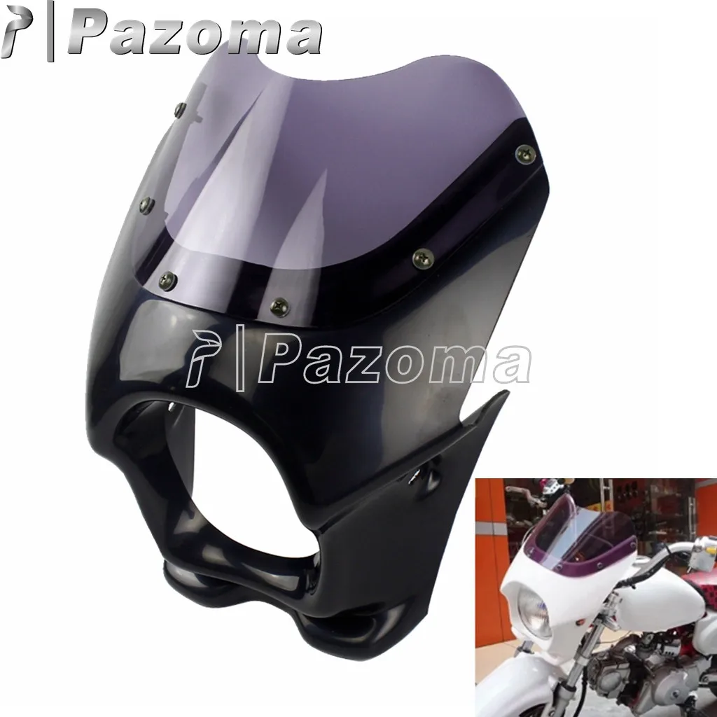 5-inch-Motorcycle-Headlight-Windshield-Cafe-Racer-Fairing-For-Yamaha-RZ ...