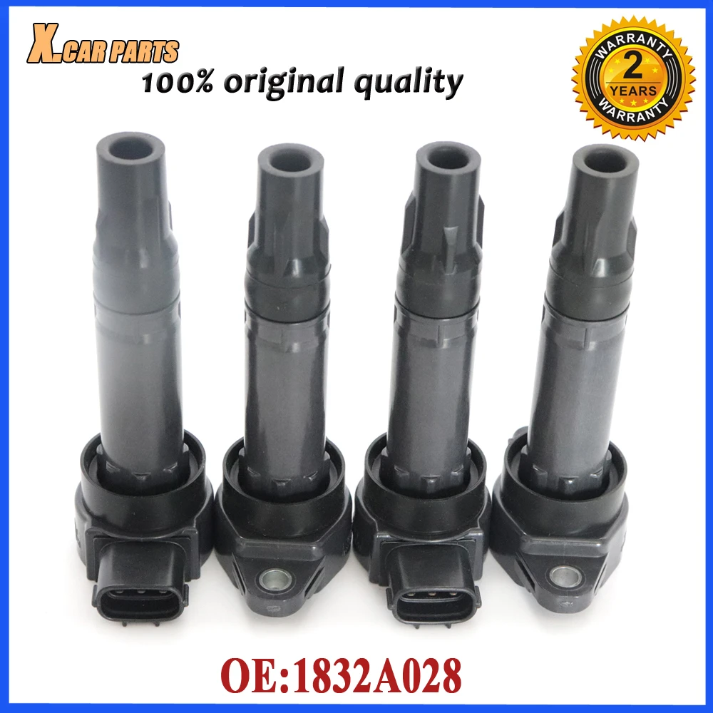 1/4pcs High Quality Car Ignition Coil 1832A028 FK0319 For Mitsubishi ...