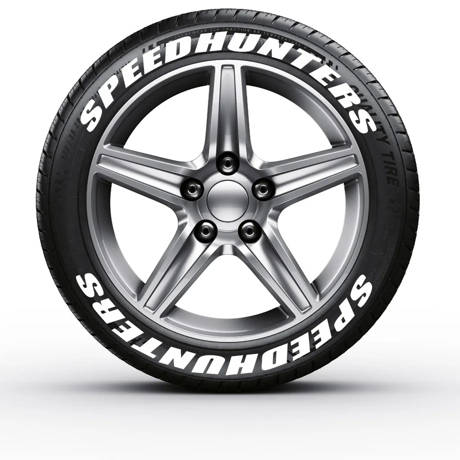 1in Custom DIY Car Stickers Permanent PVC Stickers 26 PVC Letters Tire ...