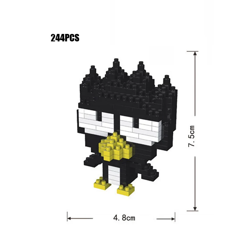 Classic japan cartoon figures Kitty cat micro diamond block lovely ...