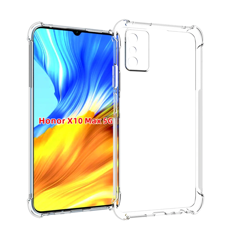 Transparent Case For Honor 10 Max 5G Soft Cover Honor10Max Shockproof ...