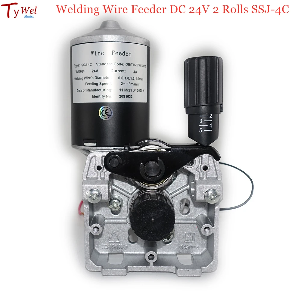 Welding Wire Feeder DC 24V 2 Rolls SSJ 4C Wire Feed Assembly Feeder ...