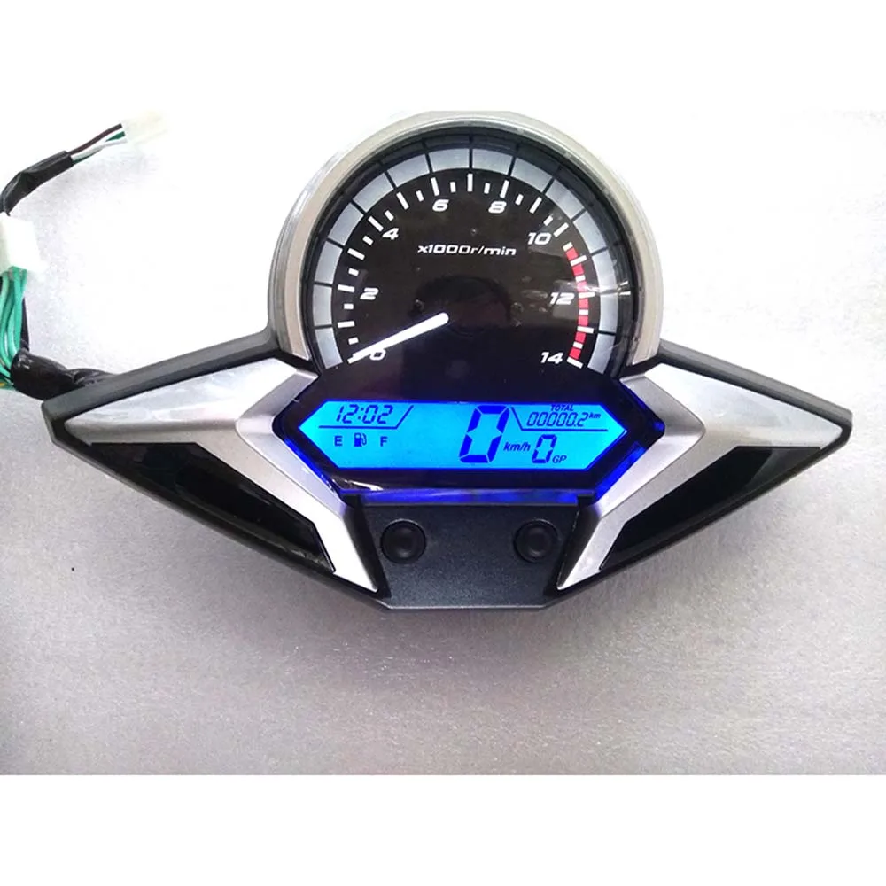 Motorcycle-Tachometer-Odometer-Instruments-Speedometer-Gauge-Cluster ...