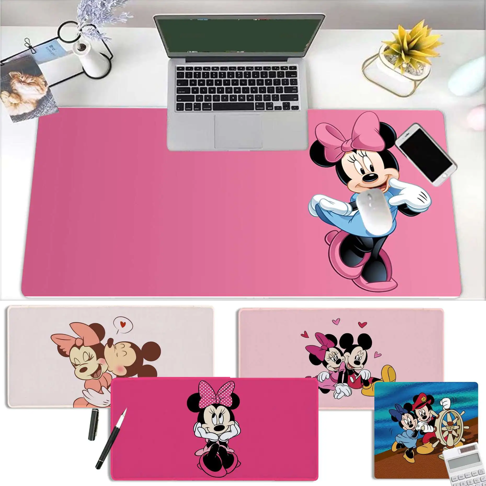 Disney Mickey Minnie Mouse Gamer Speed Mice Retail Small Rubber ...