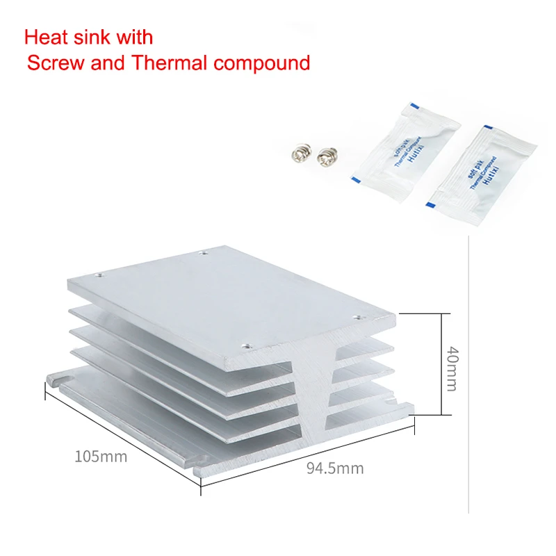 Cg Radiator For Three Phase Solid State Relay 10a 25a 40a 60a 80a 100a ...