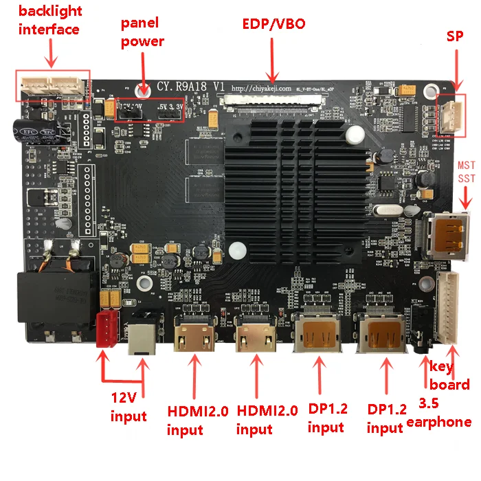 5K universal DIY HD R1811 driver board USB C HDR Freesync EDP VBO 144Hz ...