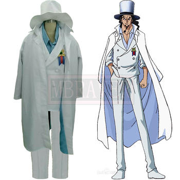 One Piece CP0 Rob Lucci Cosplay Costume Party Christmas Halloween ...