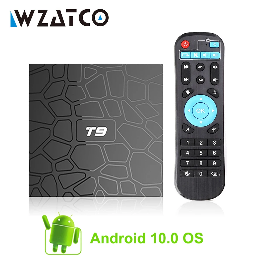 New T9 Tv Box Android 10.0 4gb 32gb 64gb Smart Tv Box Rockchip 1080p H ...