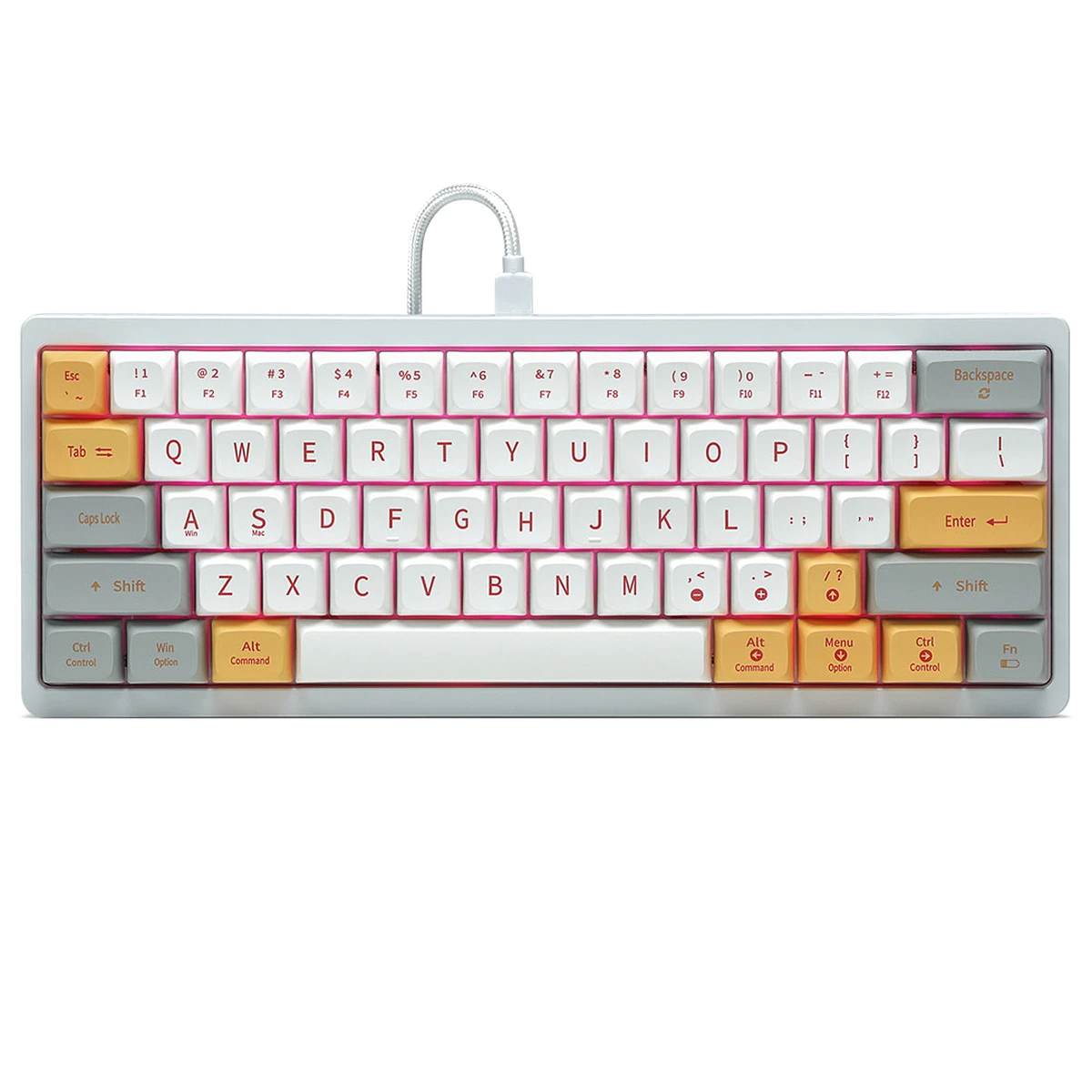 ABM641 ABM 60% Dual Mode Bluetooth hot swappable Mechanical Keyboard ...