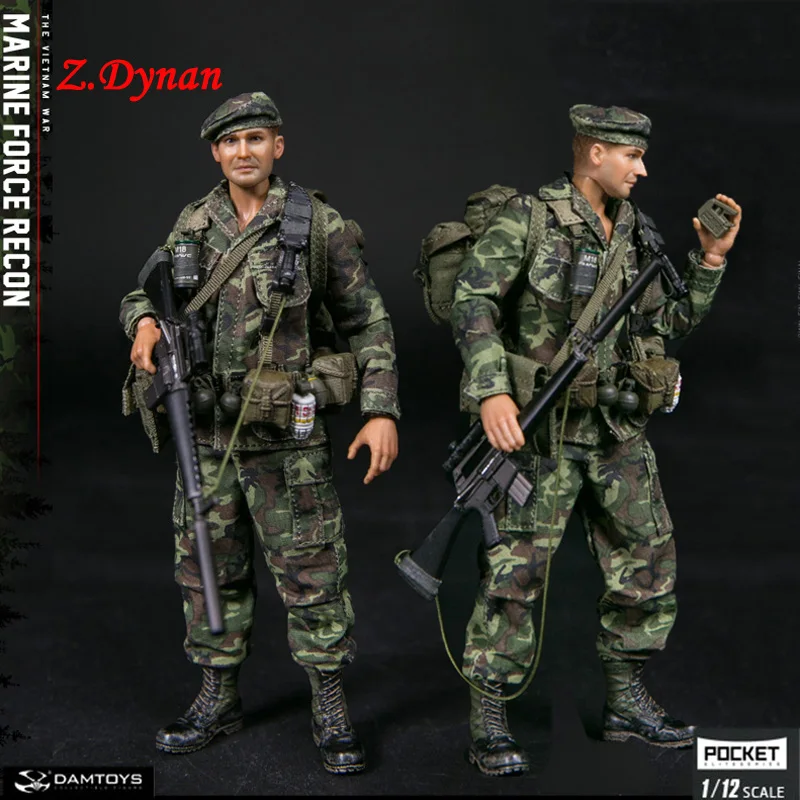 Soldier Recon Force Marine ELITE Vietnam War Action-Figure POCKET ...