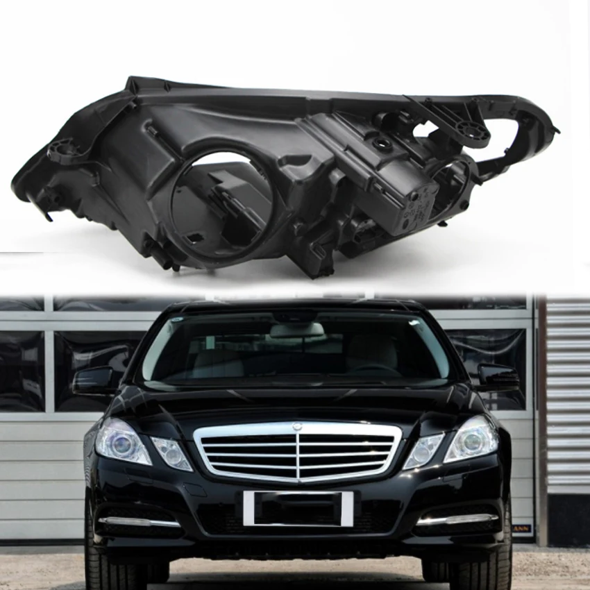 for Mercedes w212 shell E300 E200 E260 E250 Black plastic case lens ...